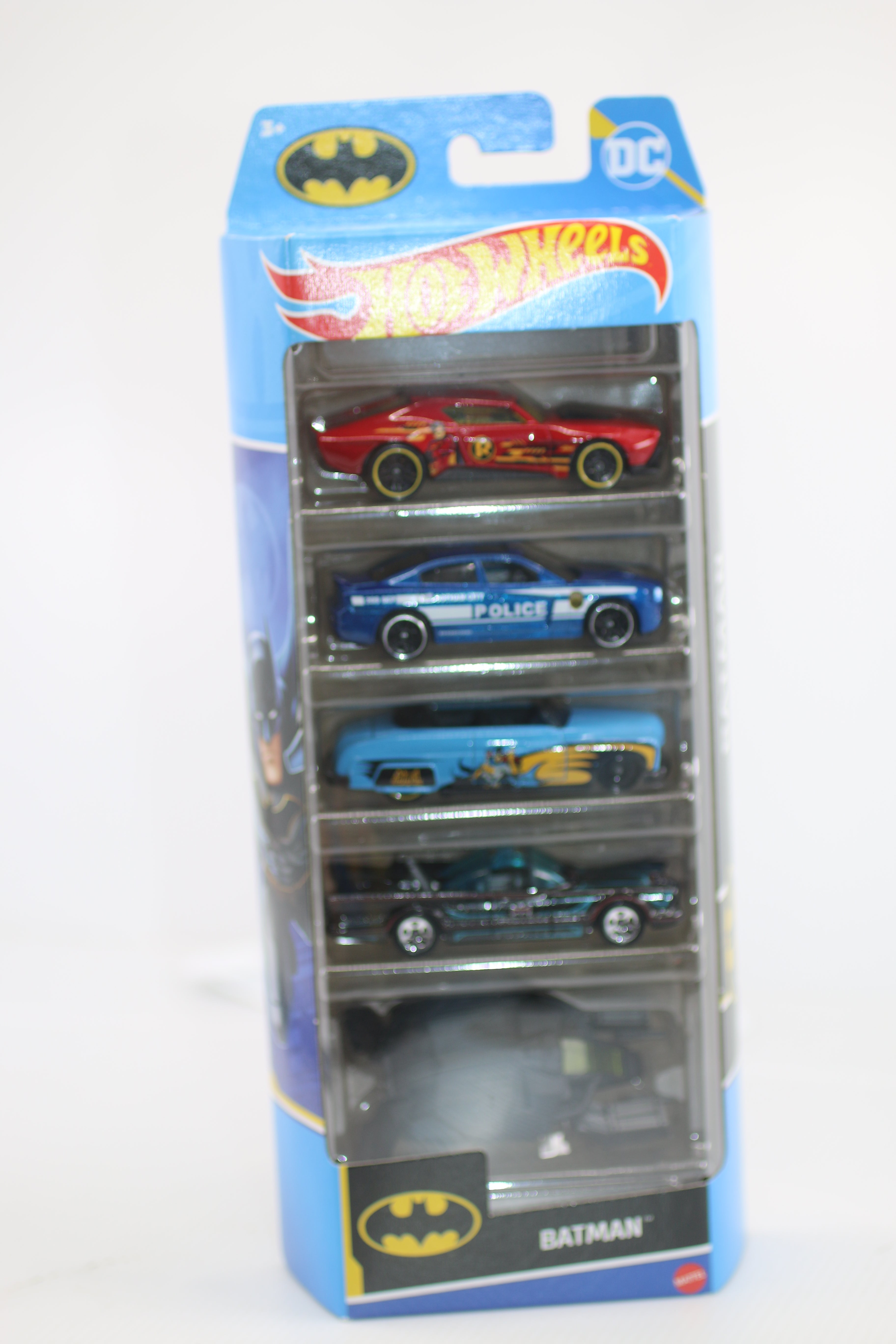 Hot Wheels DC Batman 5 Pack Muscle Bound Charger 49 Merc Batmobile The ...