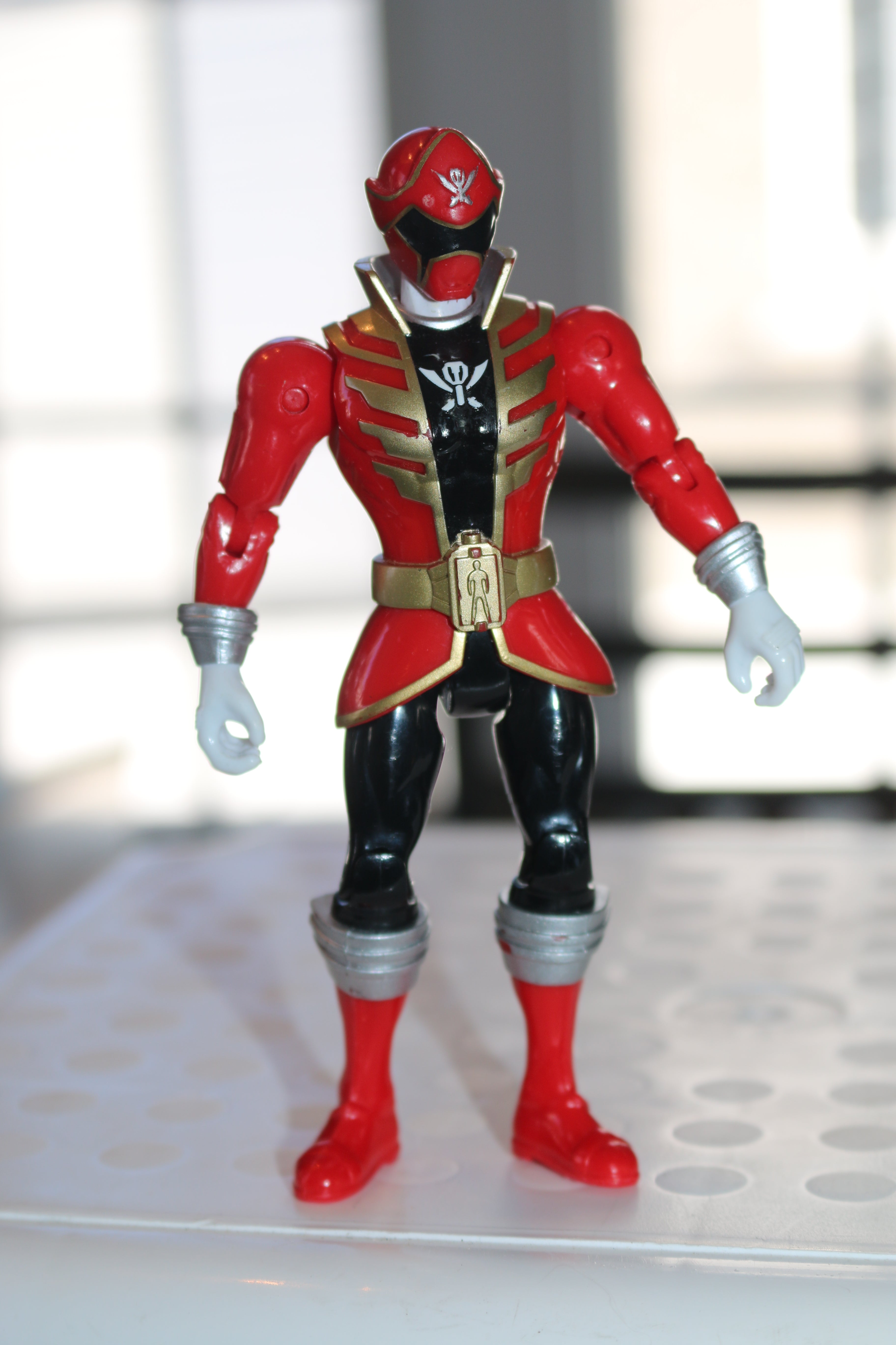 Power Rangers Super Megaforce Armored RED Pirate Ranger Action Figure ...