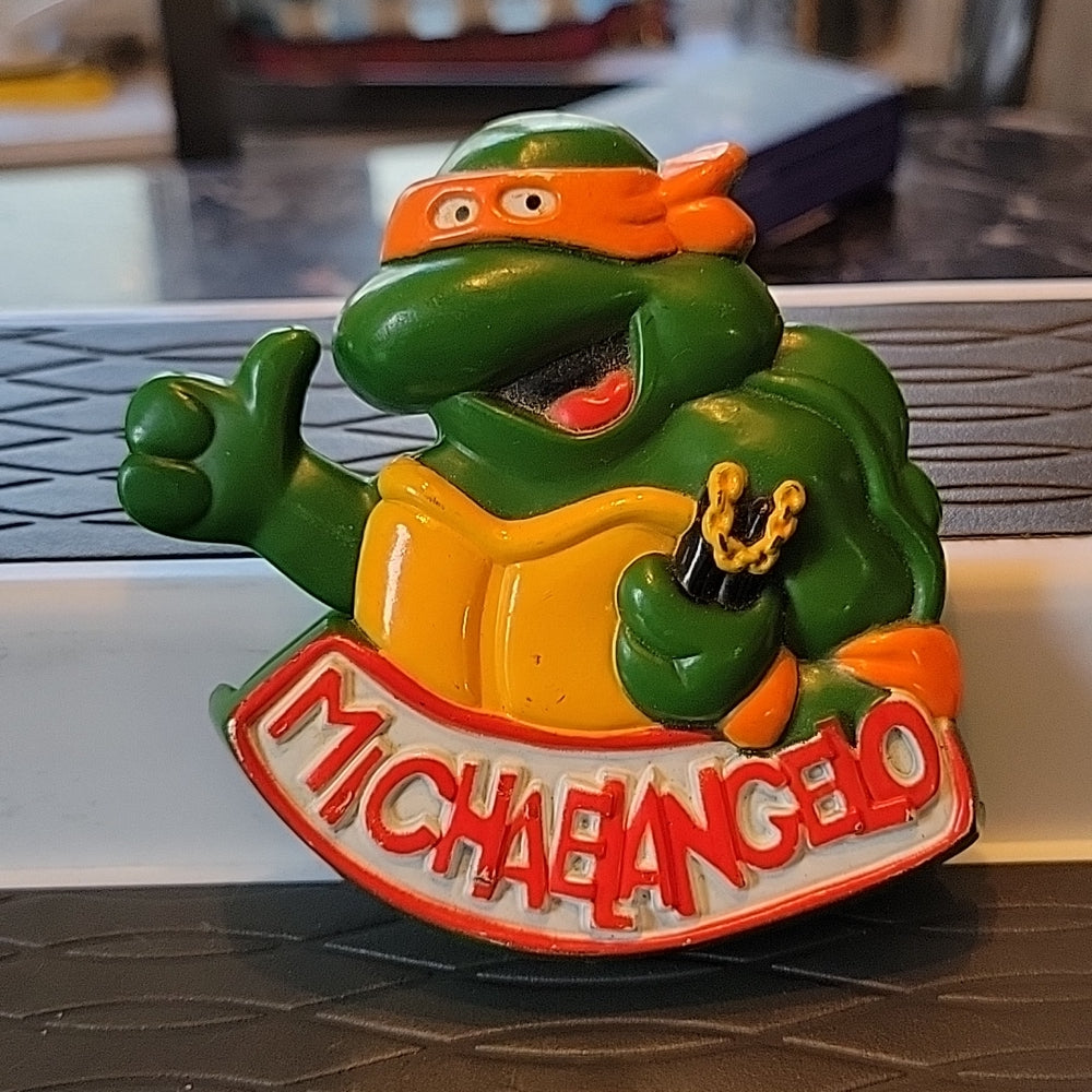 Tmnt 1989 Michaelangelo Badge Cowabunga Teenage Mutant Ninja Turtles B ...