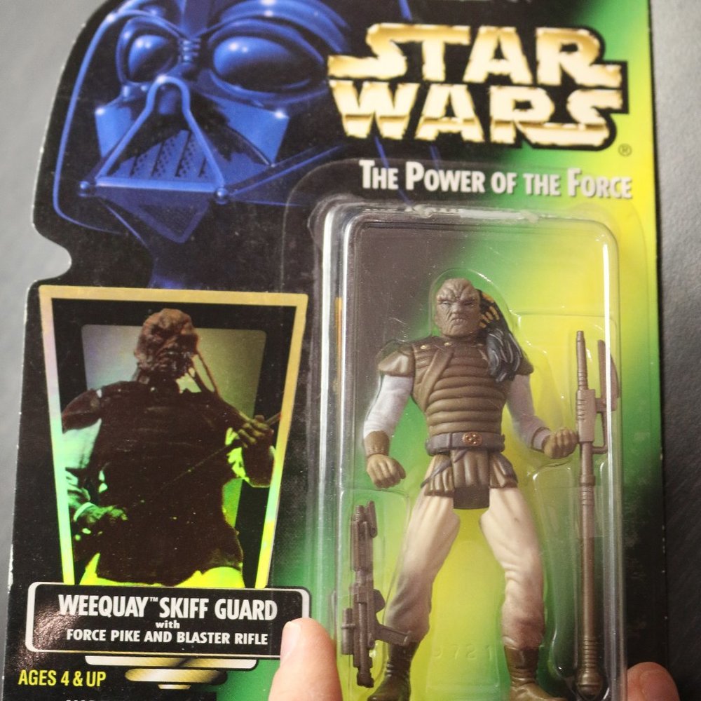 Star Wars Power Of The Force Weequay Skiff Guard Kenner 1997 Action Fi ...
